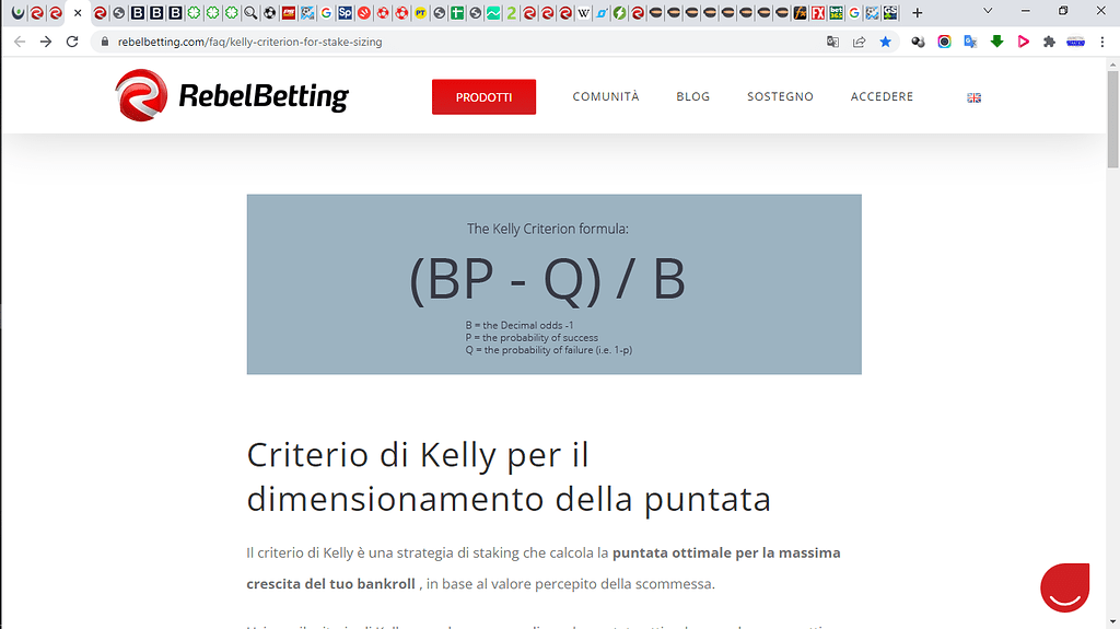 how Kelly's formula is calculated - valuebetting - RebelBetting ...